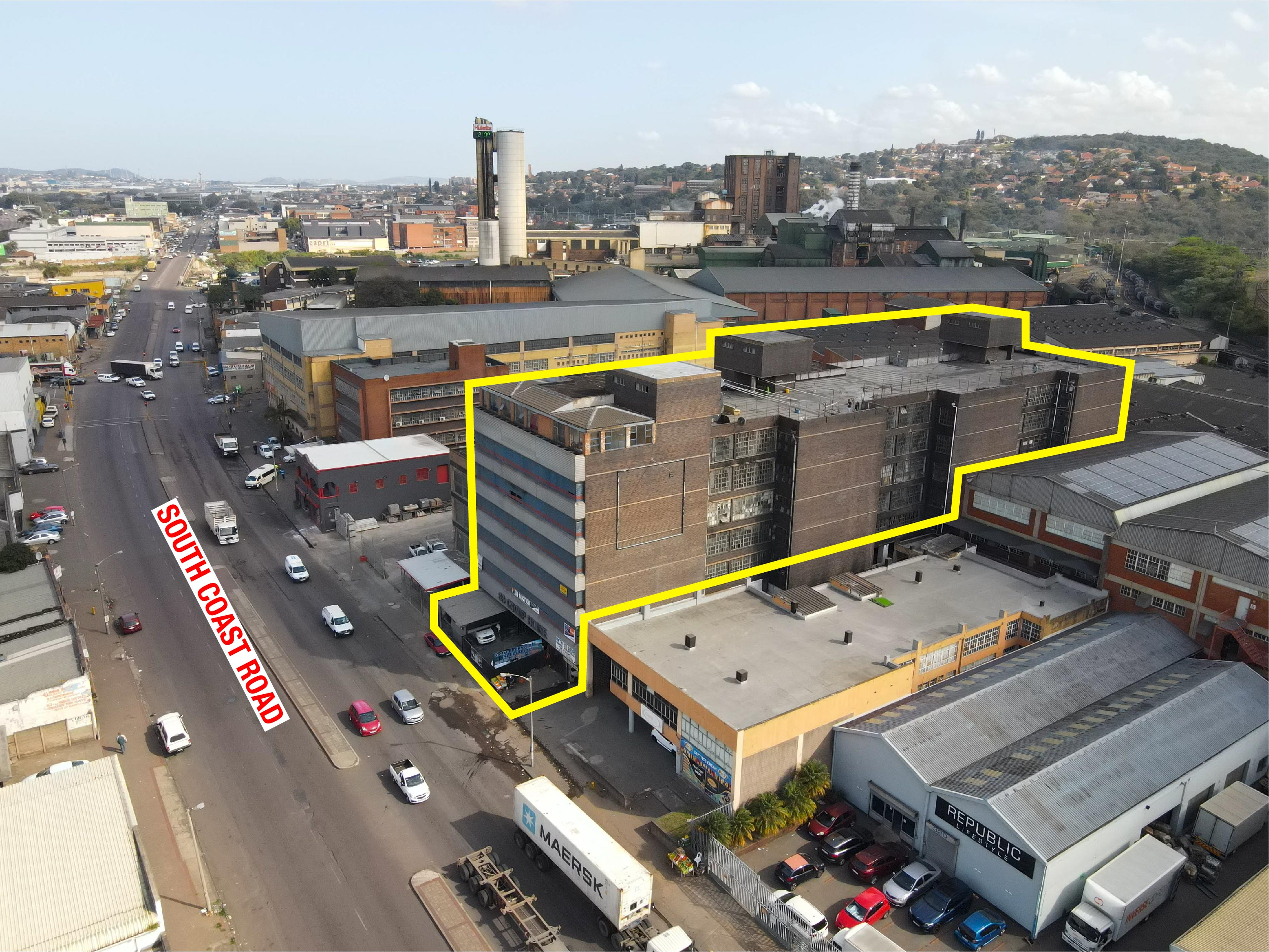 ± 7 000 m² of Multi-Level Warehouses Factories in Rossburgh
